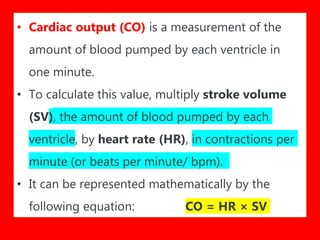 CARDIAC OUTPUT ,REGULATION AND FACTORS AFFECTING CARDIAC OUTPUT .pptx