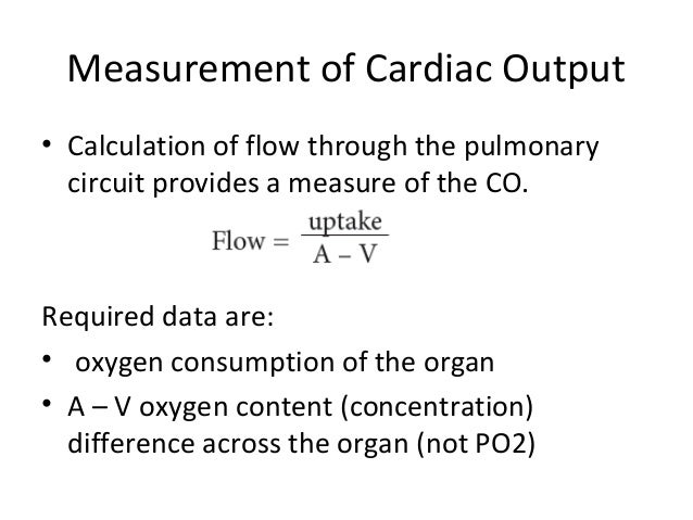 Cardiac output and venous return