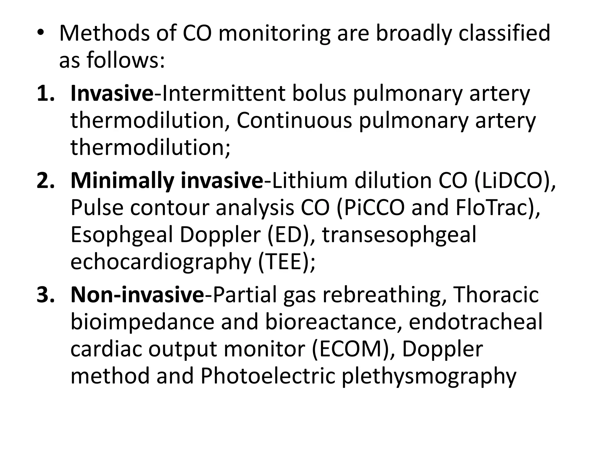 Cardiac Output Monitoring Pptx