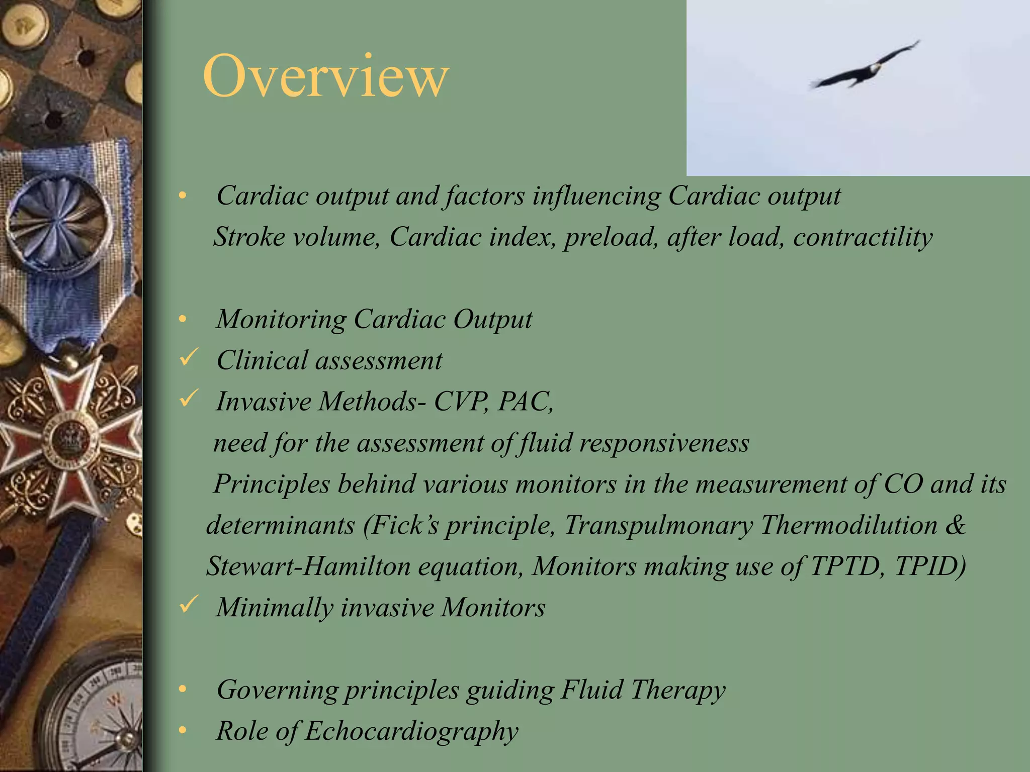 Cardiac output & monitoring | PPT