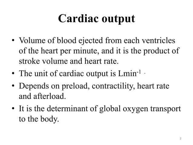 CARDIAC OUTPUT MONITORING-3.pptx. | PPTX | First Aid | Injuries
