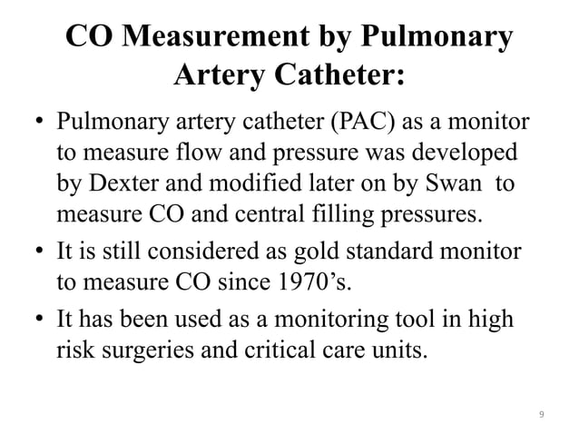 Cardiac Output Monitoring 3 Pptx Pptx First Aid Injuries