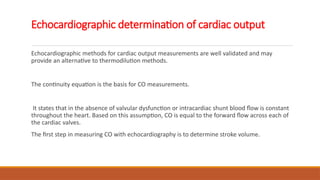 CARDIAC OUTPUT MONITORING rajesh.pptx... | PPTX