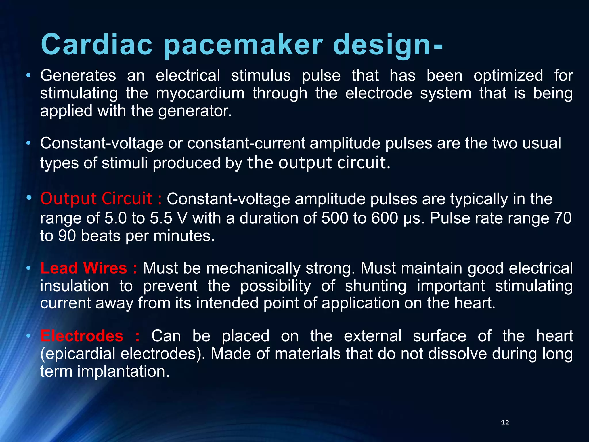 Cardiac pacemaker | PPTX