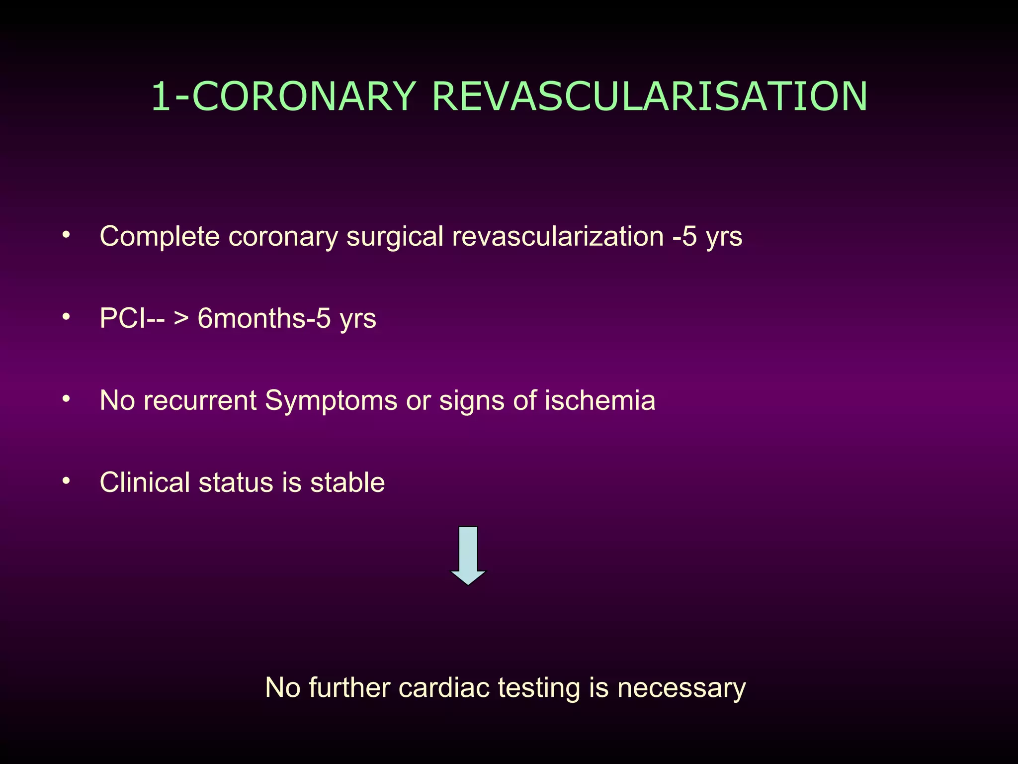 ACC AHA Guidelines on Perioperative Cardiac Assesement | PPT