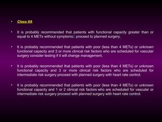 ACC AHA Guidelines on Perioperative Cardiac Assesement | PPT