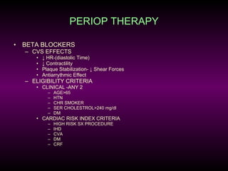Cardiac patient for non cardiac surgery | PPT