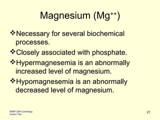 Cardiac physiology | PPT