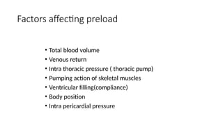 cardiac physiology ,factors affecting cardiac output .pptx