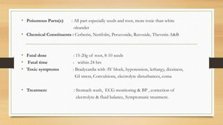 Cardiac poisons.rtf.pptx | Heart and Cardiovascular Diseases | Diseases ...