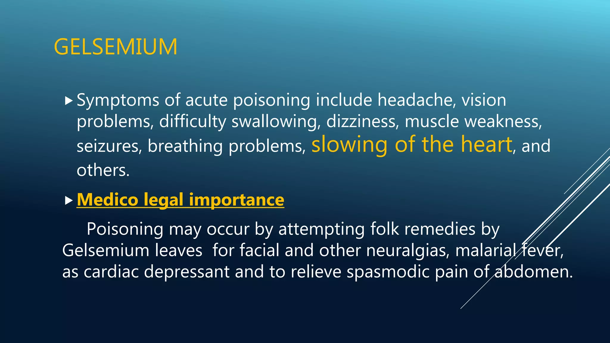 Cardiac poisons forensic aspects part 2 mb singh 2020 | PPTX