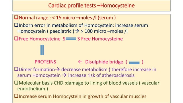 Cardiac profile tests(biochemical ) | PDF