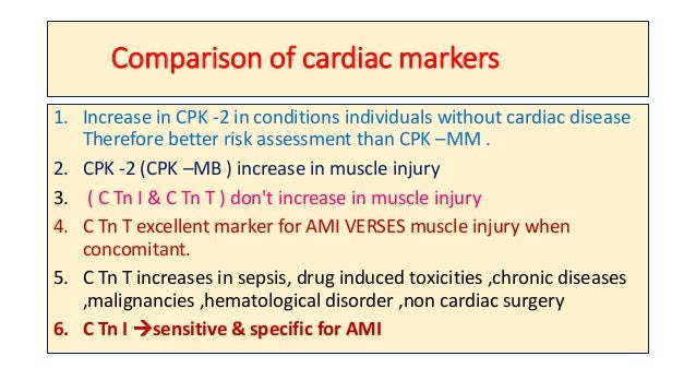 Cardiac profile tests(biochemical )