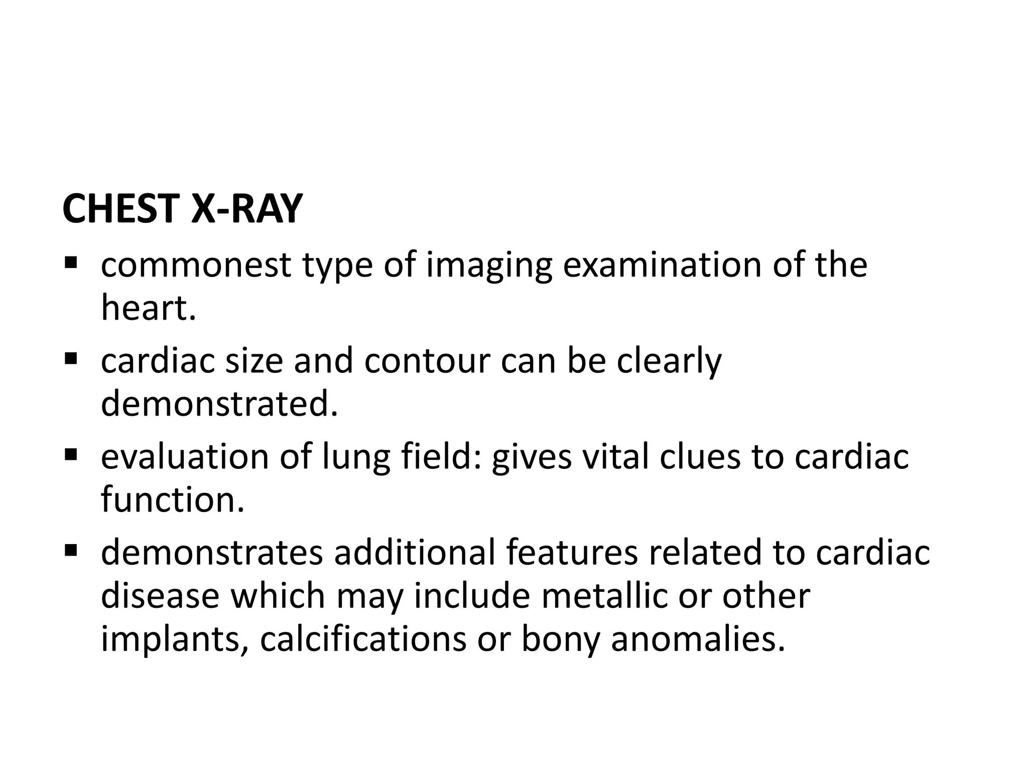 Radiographic approach to cardiac enlargement | PPTX