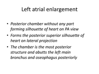 Radiographic approach to cardiac enlargement | PPTX