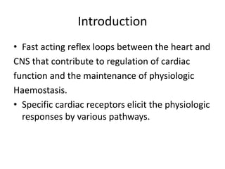 Cardiac reflexes | PPTX