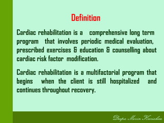 Cardiac rehab | PPT