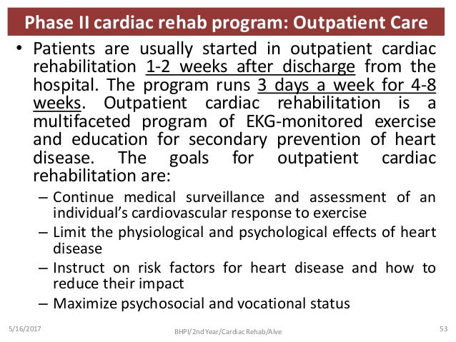Cardiac Rehabilitation