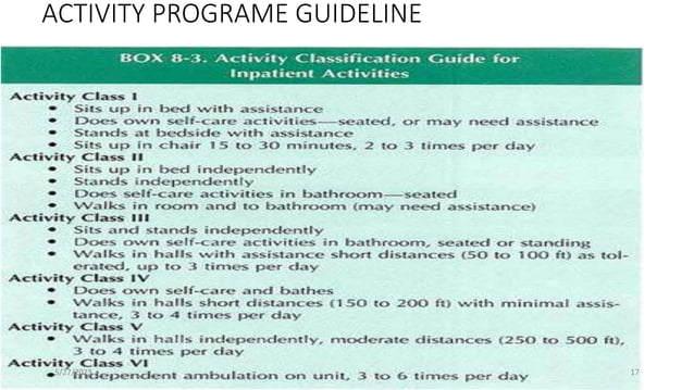 cardiac rehab.ppt | Heart and Cardiovascular Diseases | Diseases and ...