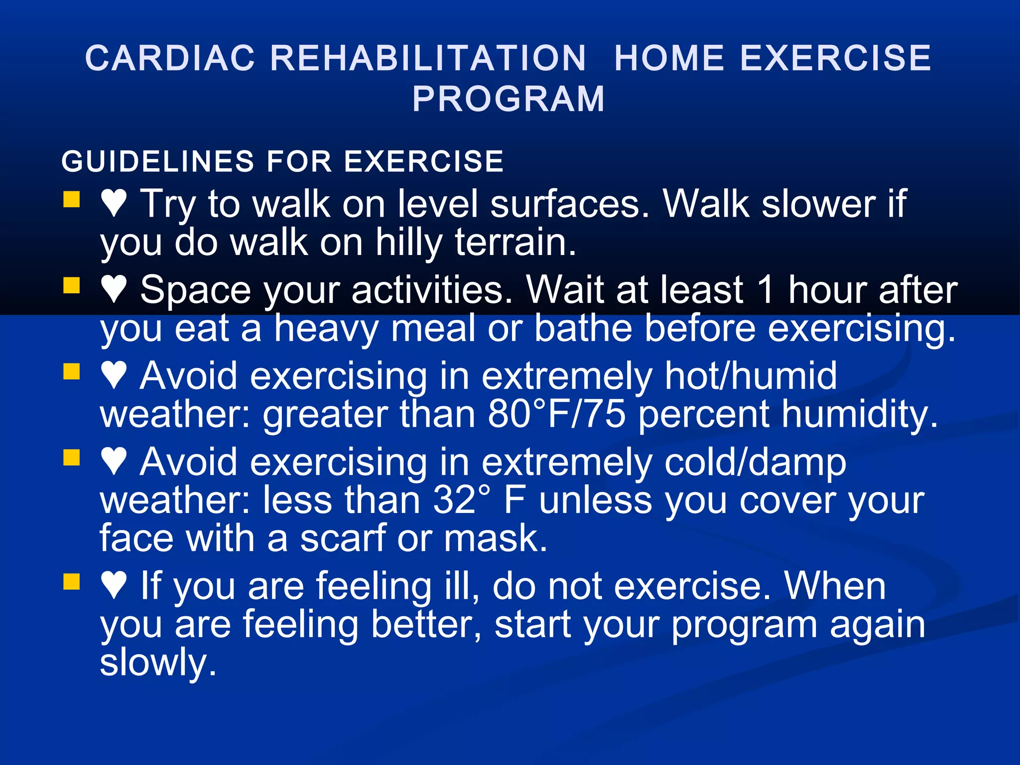Cardiac Rehabilitation | PPT