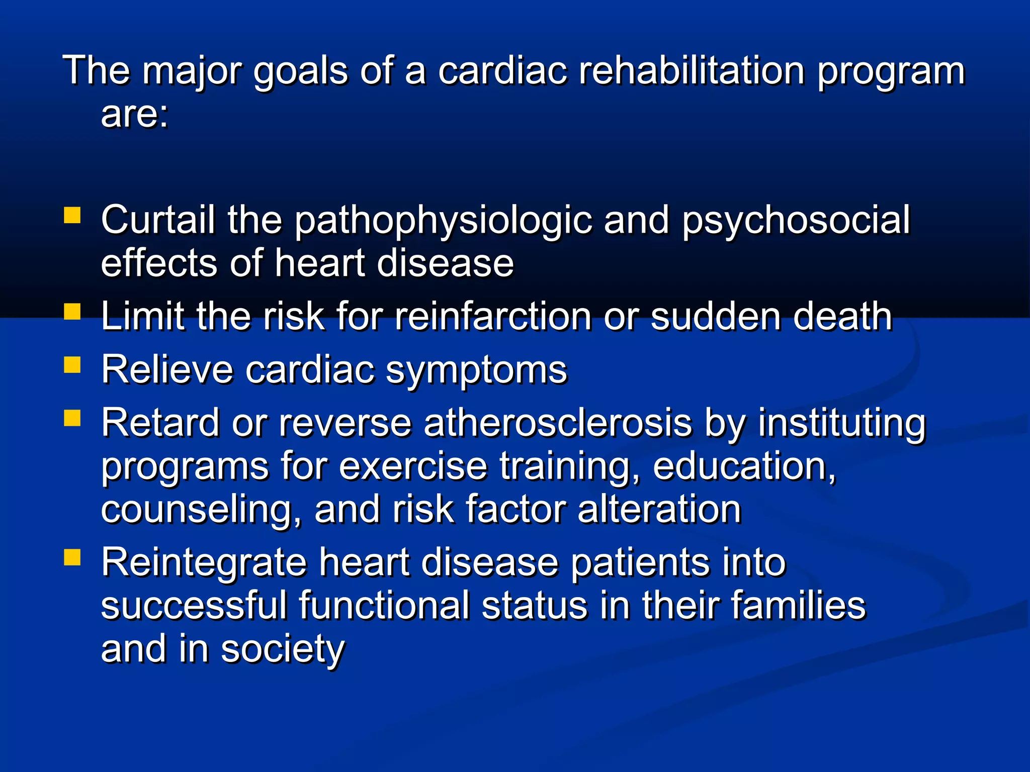 Cardiac Rehabilitation | PPT