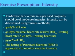 Cardiac rehabilitation | PPT
