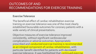 Cardiac rehabilitation | PPTX | Heart and Cardiovascular Diseases ...