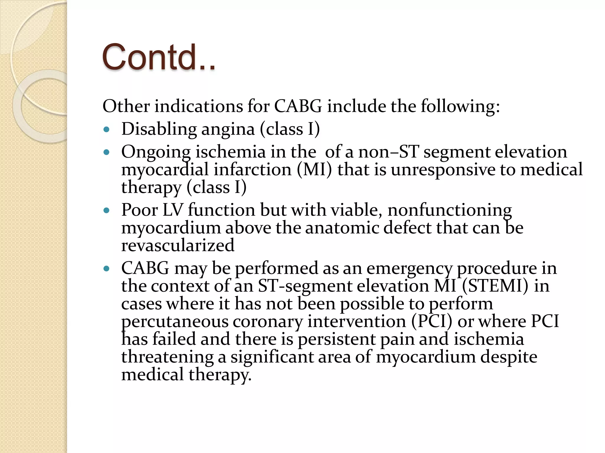 Cardiac rehabilitation following coronary artery bypass graft surgery ...