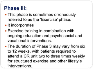 Cardiac rehabilitation pradeep | PPTX | Physical Therapy | Wellness