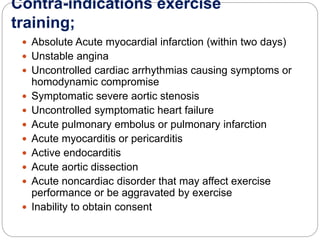 Cardiac rehabilitation pradeep | PPTX