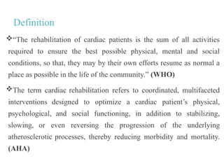 The Role of Physiotherapy in Cardiac Rehabilitation – A Comprehensive ...