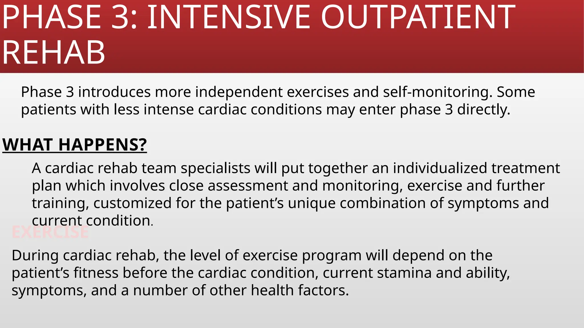 Cardiac Rehablitation - Rehablitation Engineering | PPT