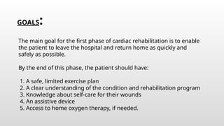 Cardiac Rehablitation - Rehablitation Engineering | PPT