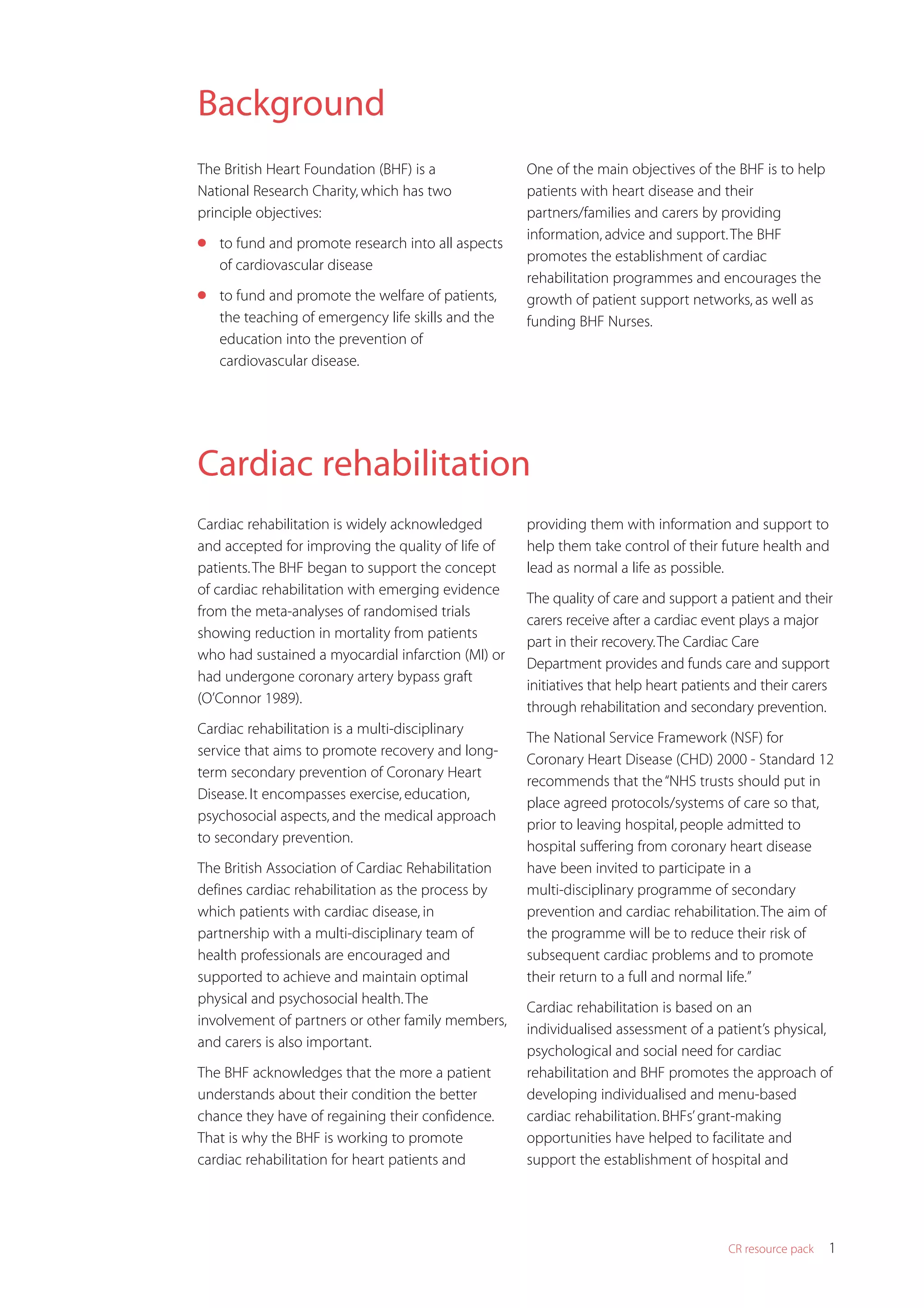 Cardiac rehab resourcepack_other | PDF