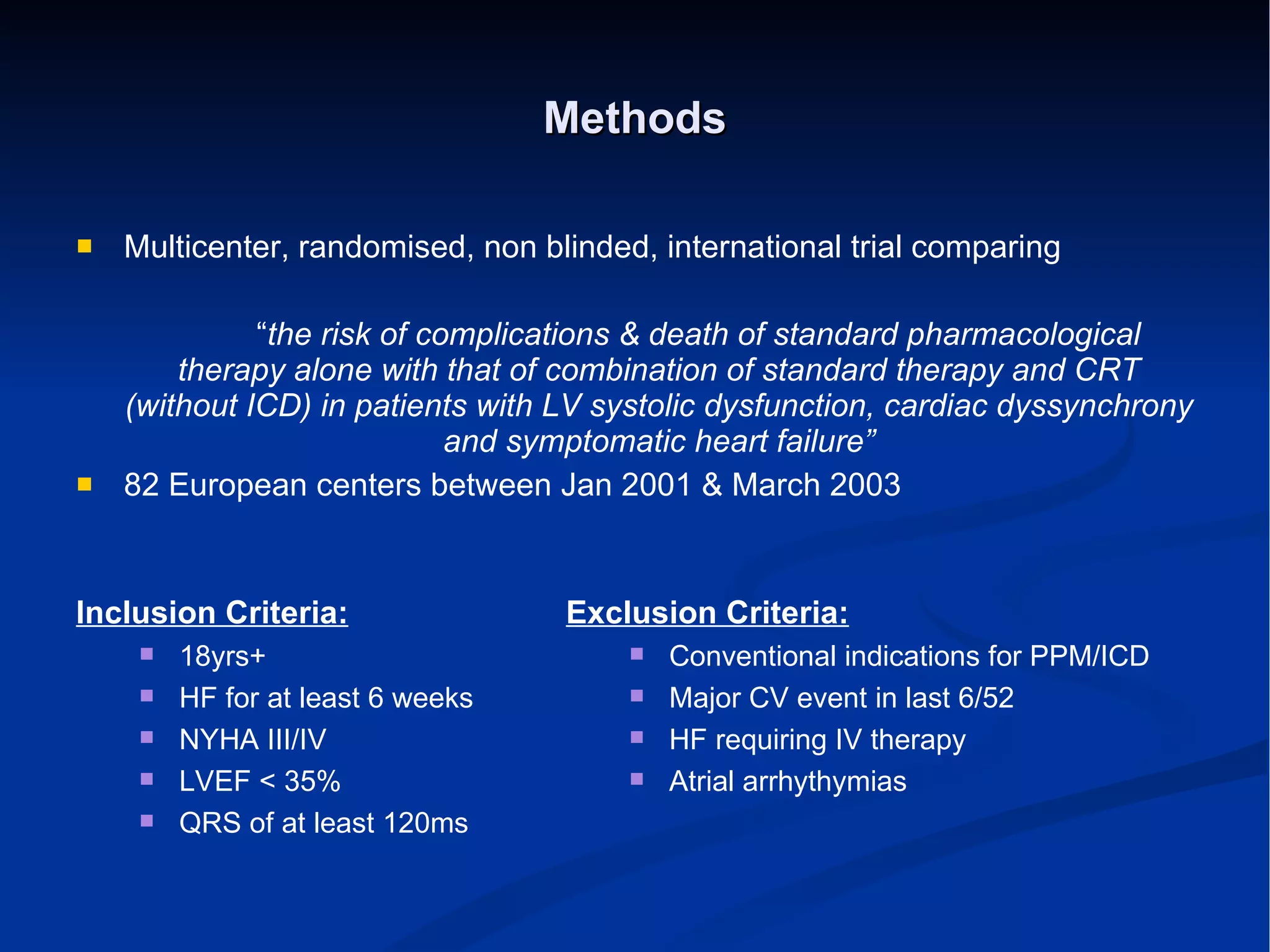 Cardiac Resynchronisation Therapy | PPT