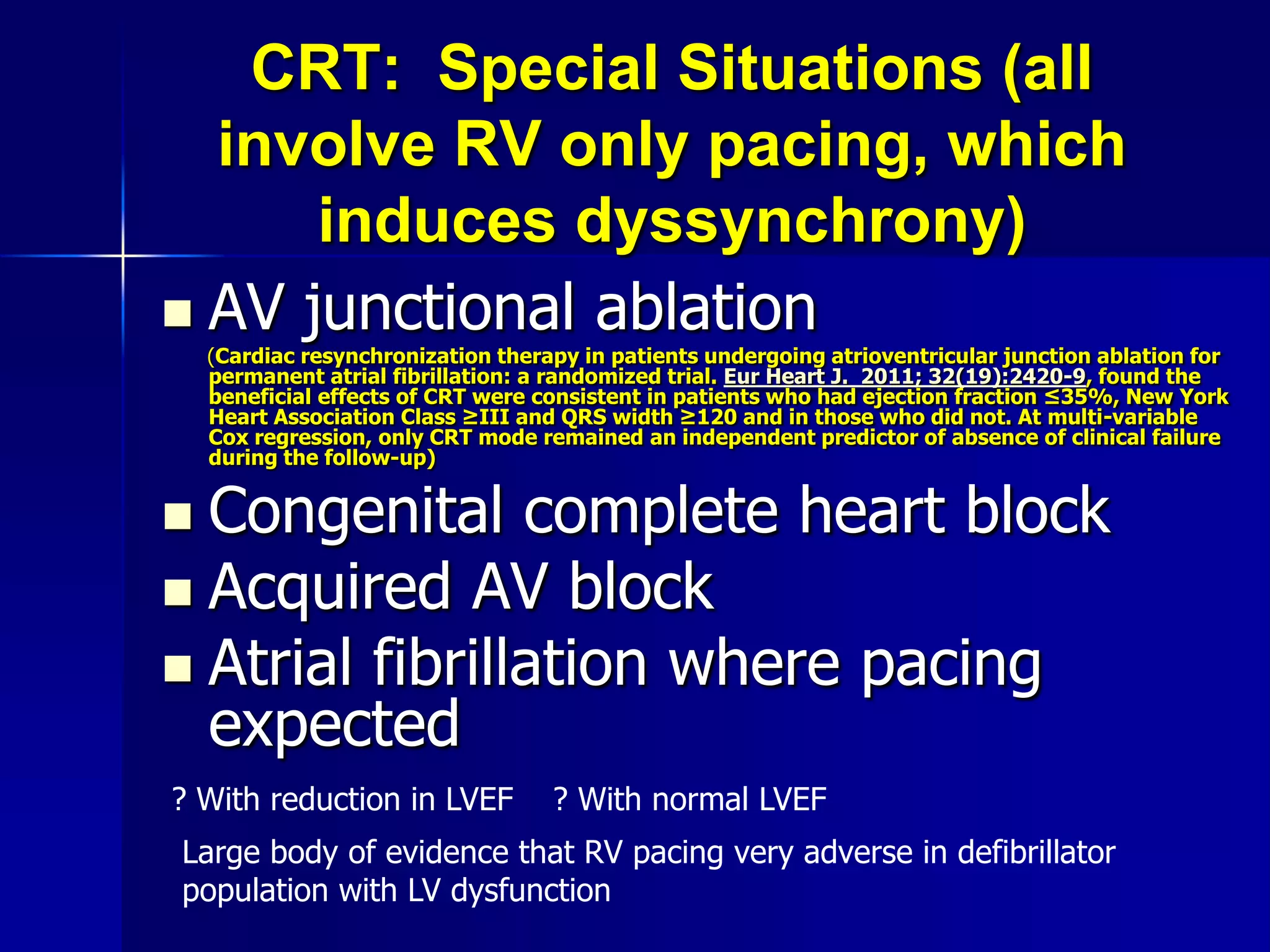 Cardiac resynchronization | PPT