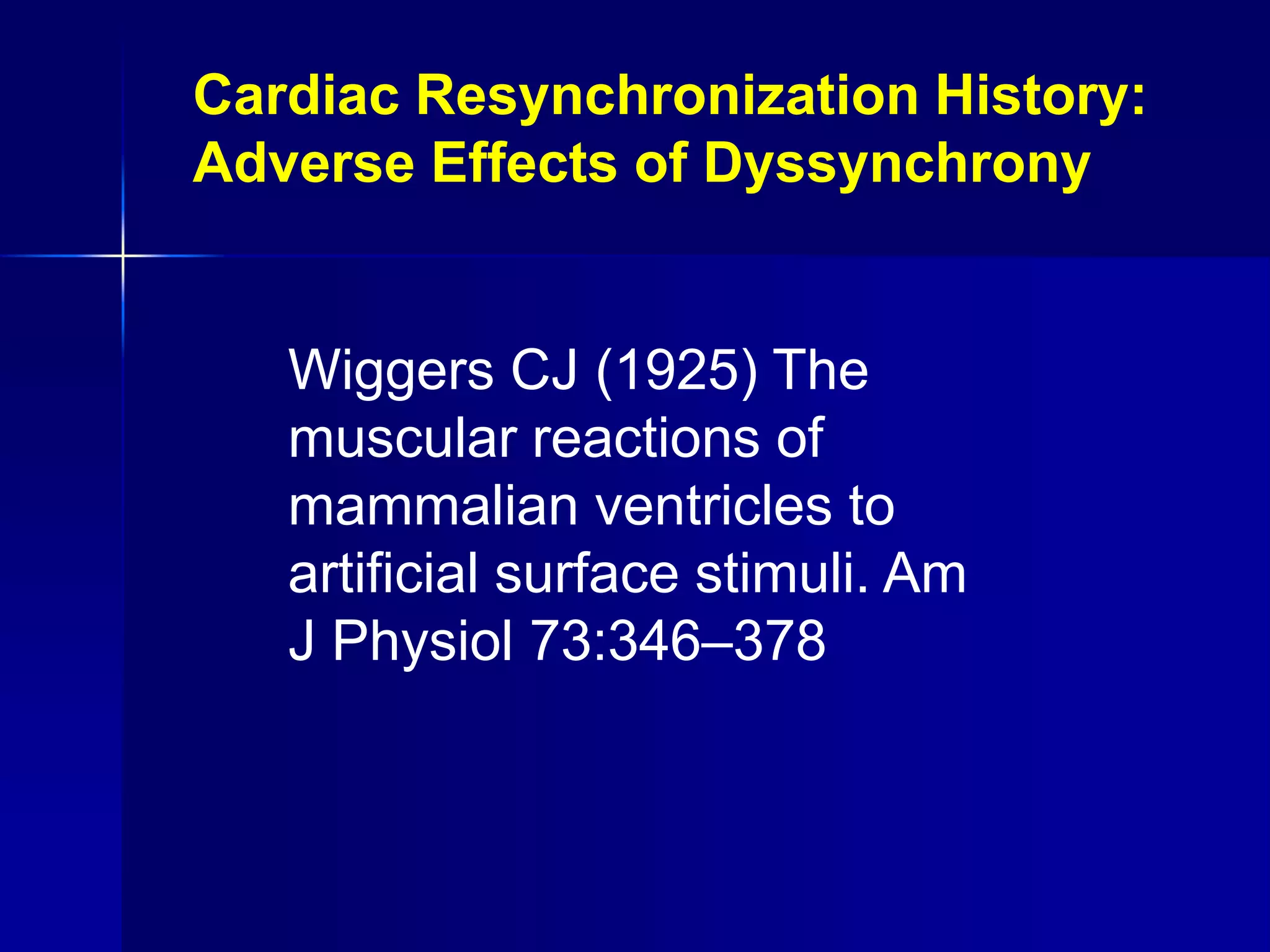 Cardiac resynchronization | PPT