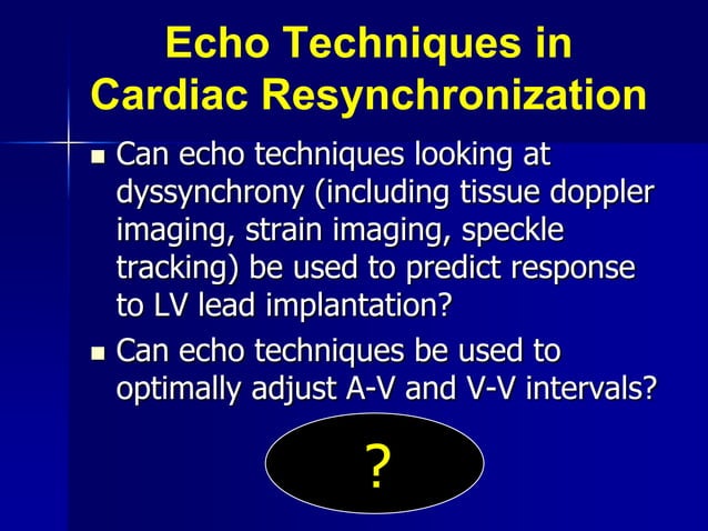 Cardiac resynchronization | PPT