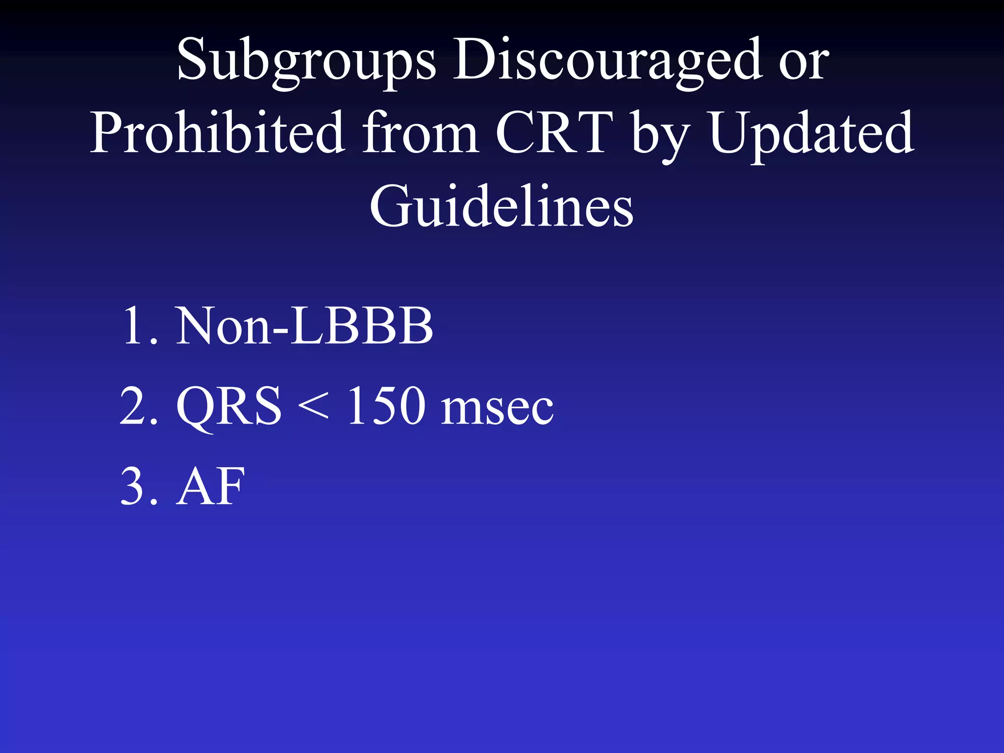 Cardiac resynchronization therapy : Atrial Fibrillation | PDF