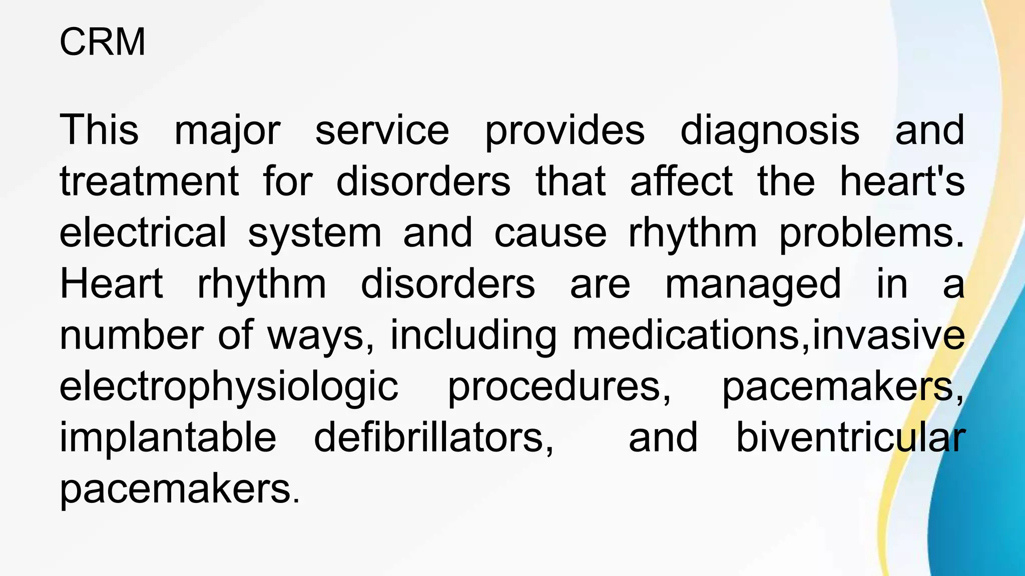 Cardiac rhythm management | PPT