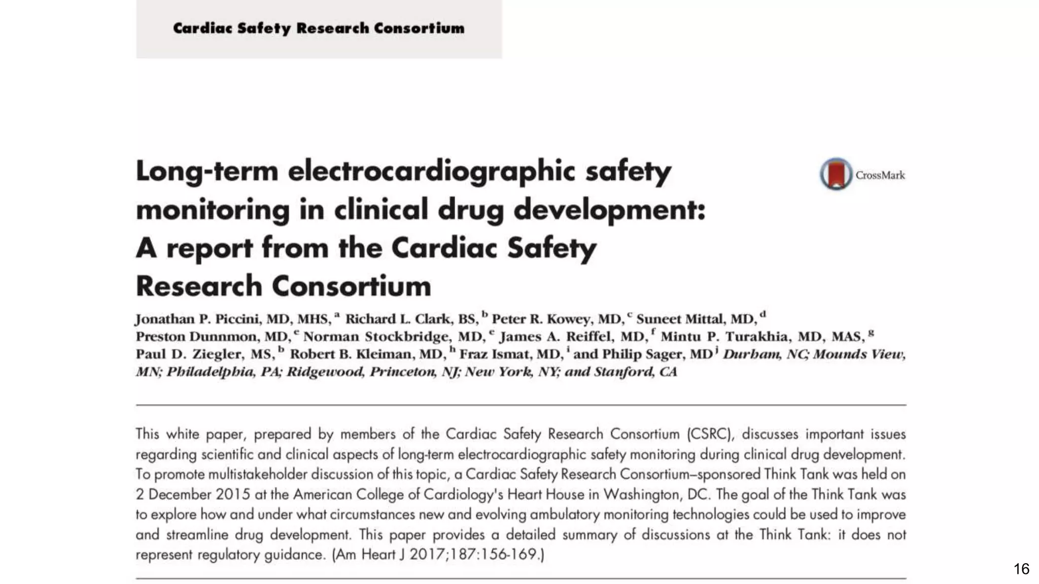 Cardiac Safety in Drug Development | PPT
