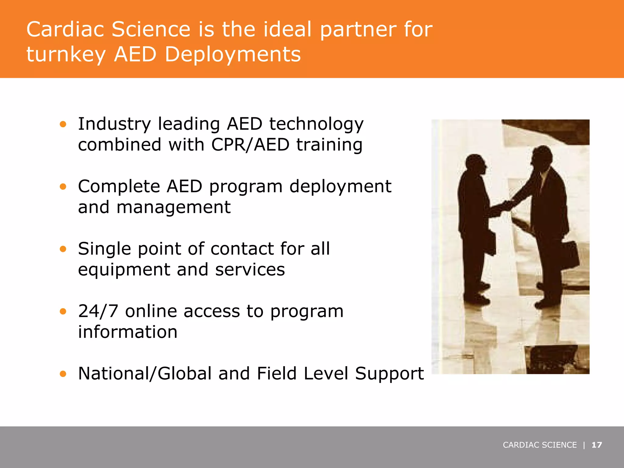 Cardiac Science - AEDs Save Lives | PPT