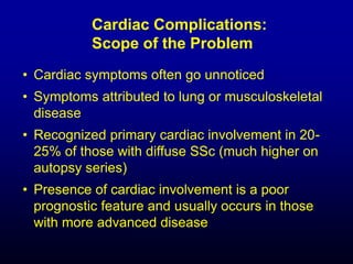 Cardiovascular Manifestations, Systemic Sclerosis by Dr. Jonathan R ...