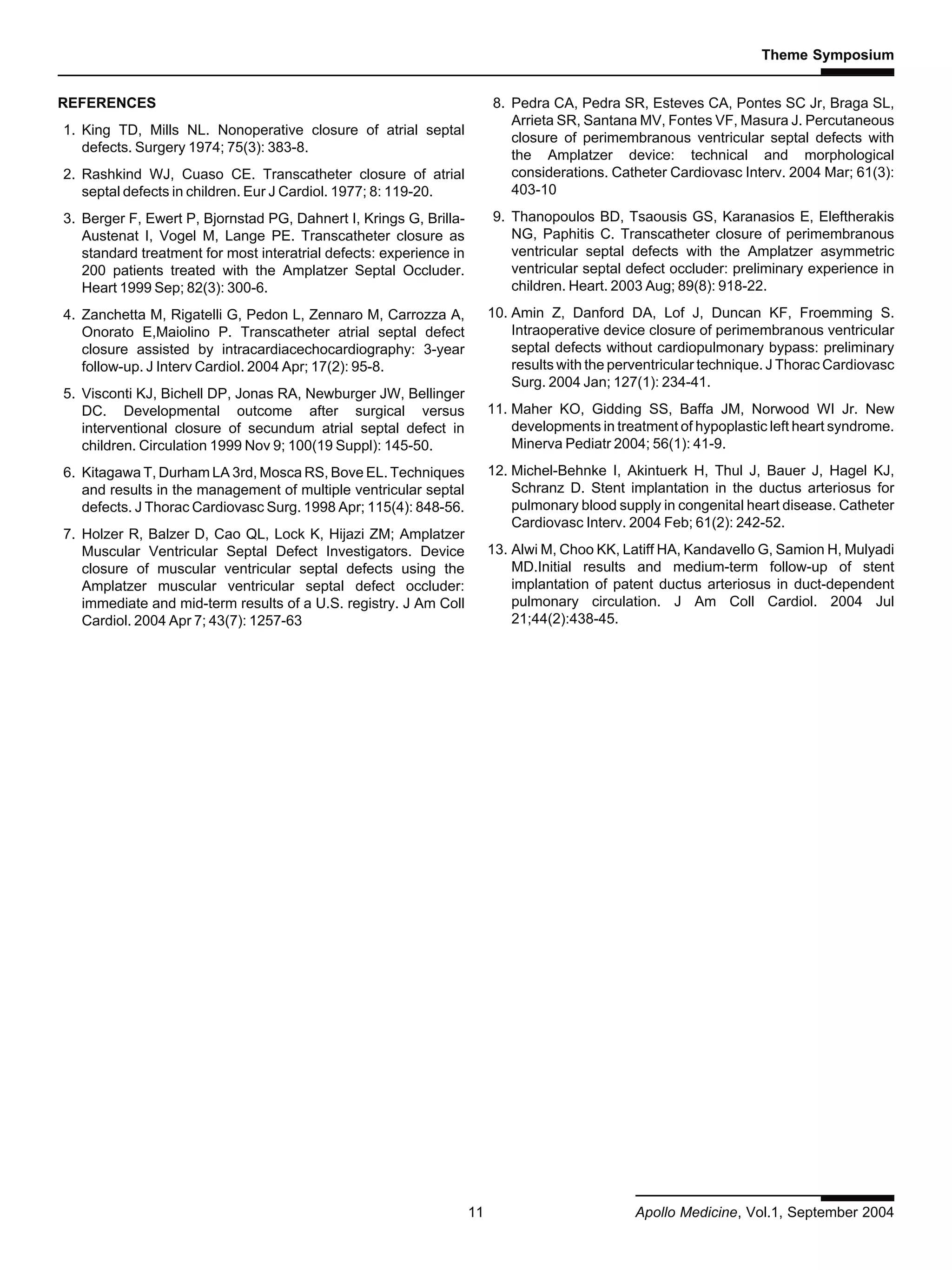 Cardiac Interventions in Pediatric Cardiology: The Future | PDF