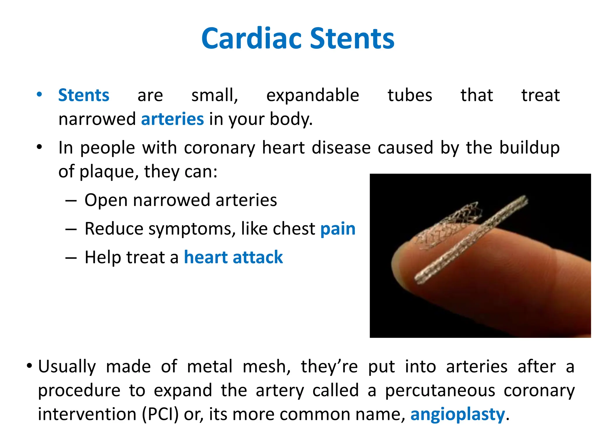 Cardiac Stent,valve,heart, disease, heart failure | PPT