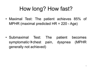 Cardiac stress test | PPTX