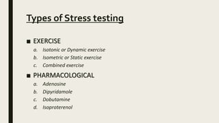 Types Of Stress Test