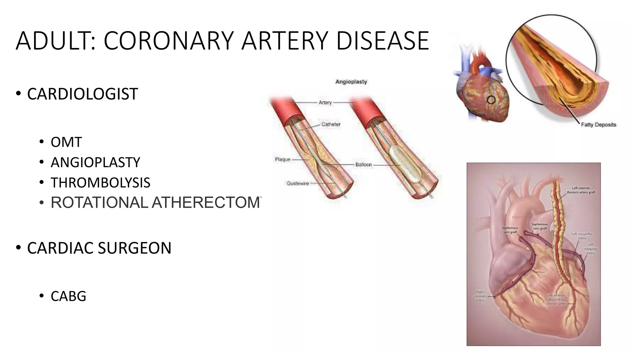 Cardiac surgeon vs cardiologist role | PPTX