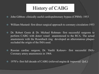 Cardiac surgeries | PPTX
