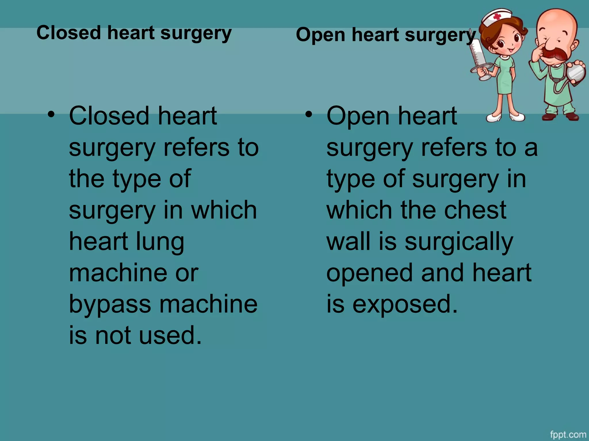 Cardiac surgeries | PPT